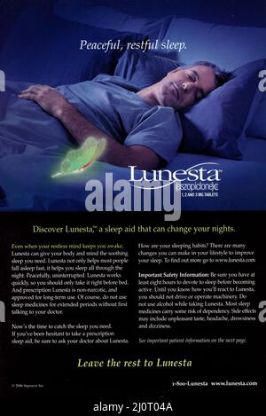 Vintage April 2006 "National Geographic" Magazine Advert, USA Stock ...