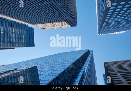 The modern urban geometry of the metropolis. Tokyo. Japan Stock Photo ...