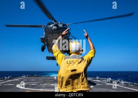 US Navy Mineman 3rd Class prepares to operate the mine neutralization ...