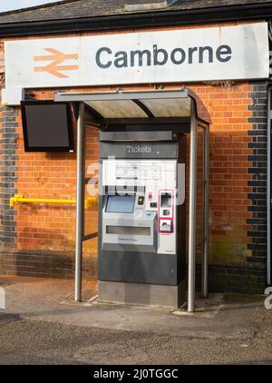 Platform Ticket machine at a GWR Railway station Stock Photo - Alamy