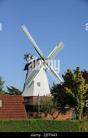 Windmill in Artlenburg Stock Photo - Alamy