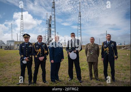 Brig. Gen. Stephen Purdy, Space Launch Delta 45 Commander, awards U.S ...