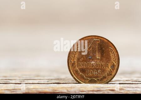 Old money of the USSR close-up. Macro photography of vintage banknotes ...