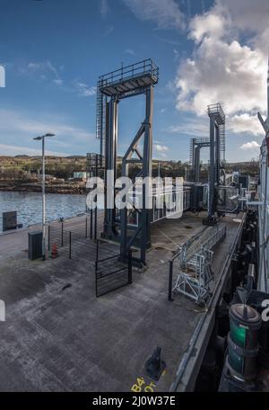 Arran from the new Brodick Pier Stock Photo - Alamy