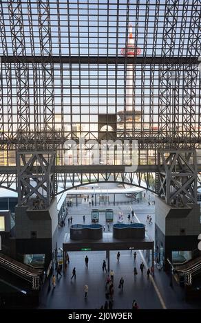 Inside Kyoto Tower, Kyoto,, Japan Stock Photo - Alamy