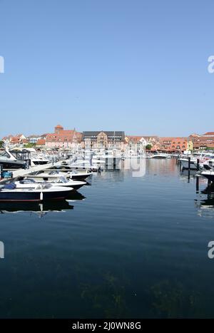 Port in Waren on the MÃ¼ritz Stock Photo - Alamy
