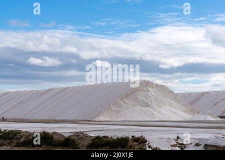 Las Salinas salt mine in Dominican Republic Stock Photo - Alamy