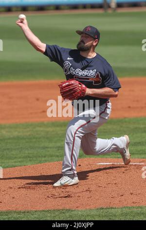 Port Charlotte, FL USA; Atlanta Braves pitcher Austin Pope (68 ...
