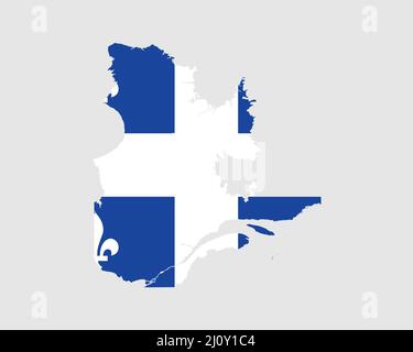 Quebec province outline map Stock Vector Image & Art - Alamy