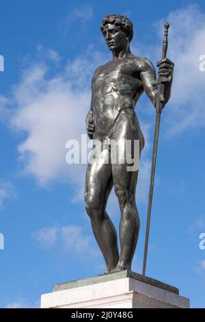 The Machine Gun Corps Memorial (The Boy David) at Hyde Park Corner ...