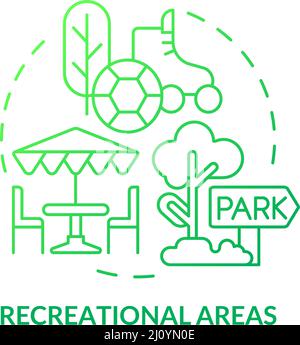 Recreational areas green concept icon Stock Vector Image & Art - Alamy