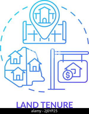 Ownership blue gradient concept icon Stock Vector Image & Art - Alamy