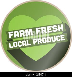 organic fresh produce vector Stock Vector Image & Art - Alamy