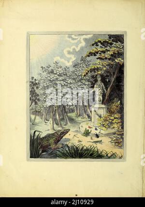 Frontispiece from The Aurelian, by Moses Harris, 1766 Stock Photo - Alamy