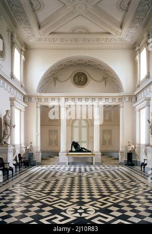Great Hall of Syon House, London home of the Dukes of Northumberland ...
