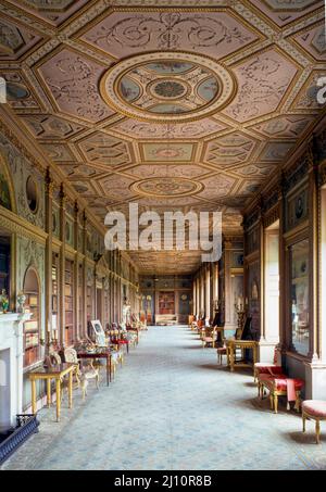 Great Hall of Syon House, London home of the Dukes of Northumberland ...