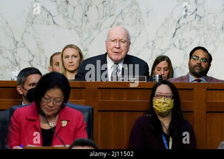 UNITED STATES - MARCH 5: Sen. Mazie Hirono, D-Hawaii, speaks during the ...