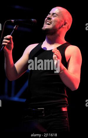 Vigevano (PV) Italy 2012-07-23 : Live concert by the British rapper ...