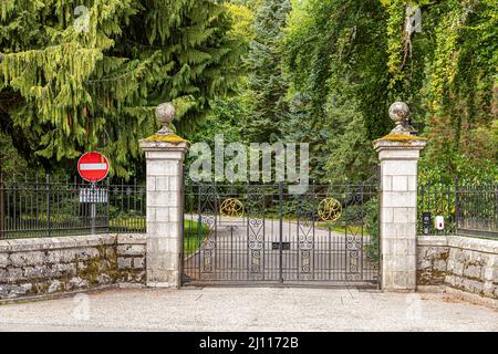 Balmoral Castle Gate Stock Photo - Alamy
