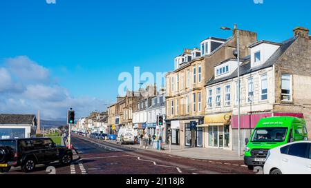 HELENSBURGH, SCOTLAND - MARCH 01, 2022: A view of the main street by ...