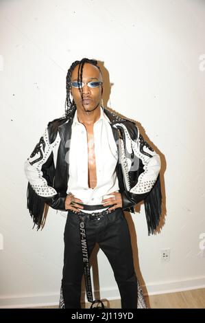 R&B singer and model Brandon Jerrod in NYC 3/18/2022, photos by Nadja ...