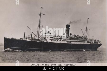 Vintage postcard of the White Star Line steamship S.S. Doric. The SS ...