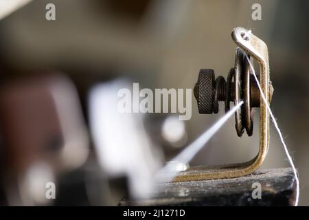 Sewing Machine Tension Control Stock Photo - Alamy
