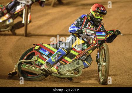 Michael Palm-Toft in action during the ATPI Peter Craven Memorial ...