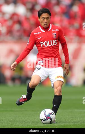 Saitama, Japan. 19th Mar, 2022. A model wearing fashion brand Pays des ...