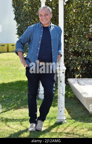 Italian actor Claudio Amendola attends the Hotel Gagarin movie ...