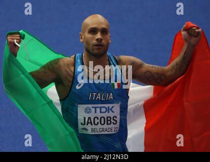 Lamont Marcell JACOBS of Italy Finale 60 M Men during the World ...