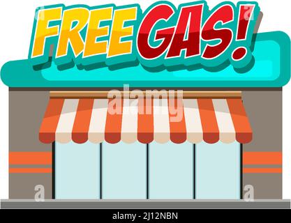 Free gas cartoon word logo design illustration Stock Vector Image & Art ...