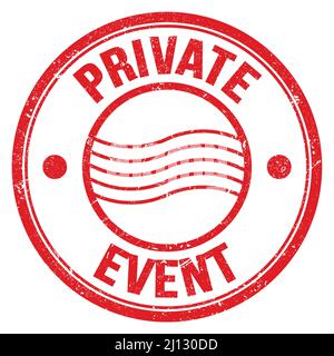PRIVATE EVENT text written on blue grungy lines stamp sign Stock Photo ...