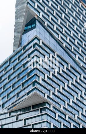 A 19 story building sky modern home residential architecture apartment ...