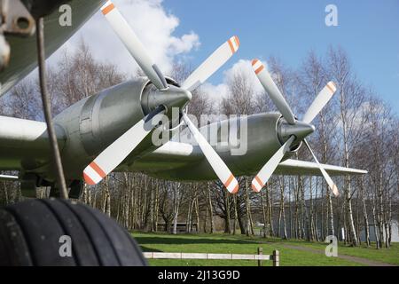 Bristol Britannia Air Plane Stock Photo - Alamy