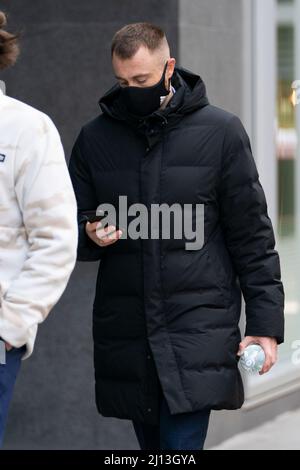 Sami Chokri arrives at the Rolls Building at the High Court in London ...