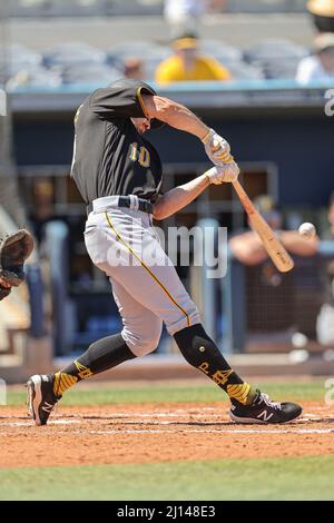 Pittsburgh Pirates' Bryan Reynolds, left, is greeted by Tommy Pham ...