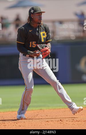 Pittsburgh Pirates shortstop Oneil Cruz (15) during the fourth inning ...