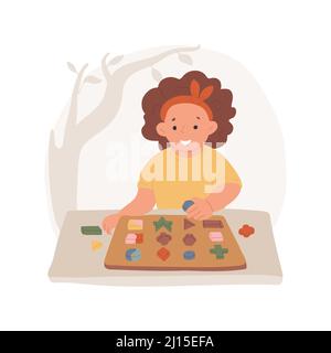 Sort and classify objects isolated cartoon vector illustration Stock ...