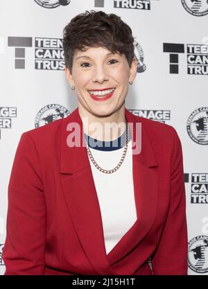 Suzi Ruffle poses backstage during the Teenage Cancer Trust Concert ...