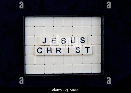 Jesus: words made up of letter combinations Stock Photo - Alamy