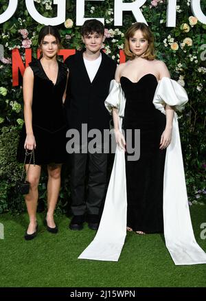Florence Hunt, Will Tilston and Ruby Stokes attend the World Premiere ...