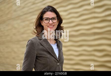 Erfurt, Germany. 14th Mar, 2022. Cornelia Betsch, professor of health ...