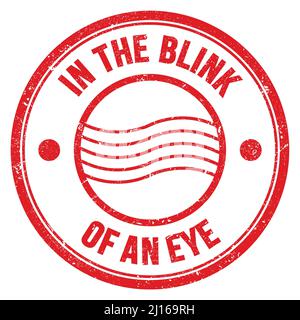 EYE text written on red round grungy stamp sign Stock Photo - Alamy