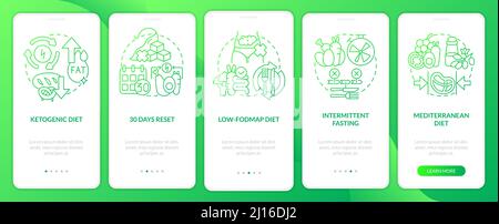 Trendy diets onboarding mobile app screen Stock Vector Image & Art - Alamy