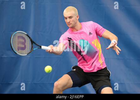 Henri Squire during the Play In Challenger 2022, ATP Challenger Tour ...