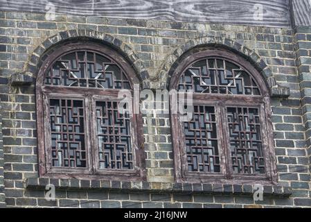 Ancient village buildings in Yangmei Town, Nanning, Guangxi, China ...