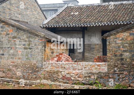Ancient village buildings in Yangmei Town, Nanning, Guangxi, China ...