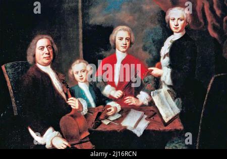 Johann Sebastian Bach and Family Stock Photo - Alamy