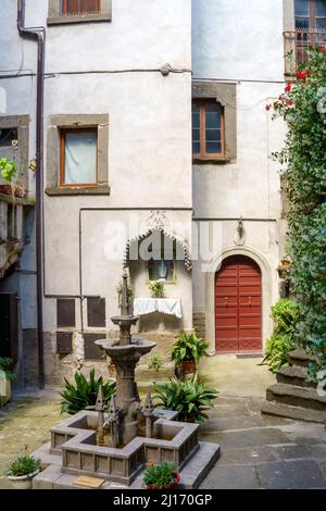 Vitorchiano, medieval village in the Viterbo province, Lazio, Italy ...